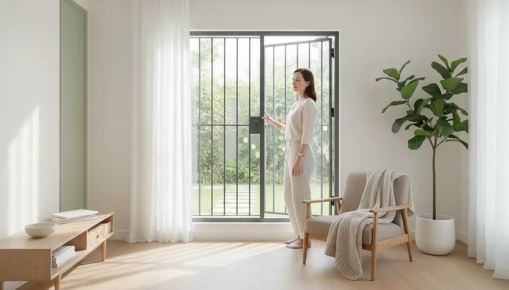 Teralis Jendela Model Buka-Tutup (Engsel) untuk Jalur Evakuasi ...