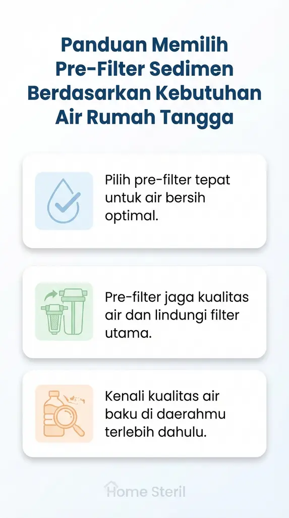 Memilih Pre-Filter Sedimen yang Tepat untuk Perlindungan Filter Utama ...
